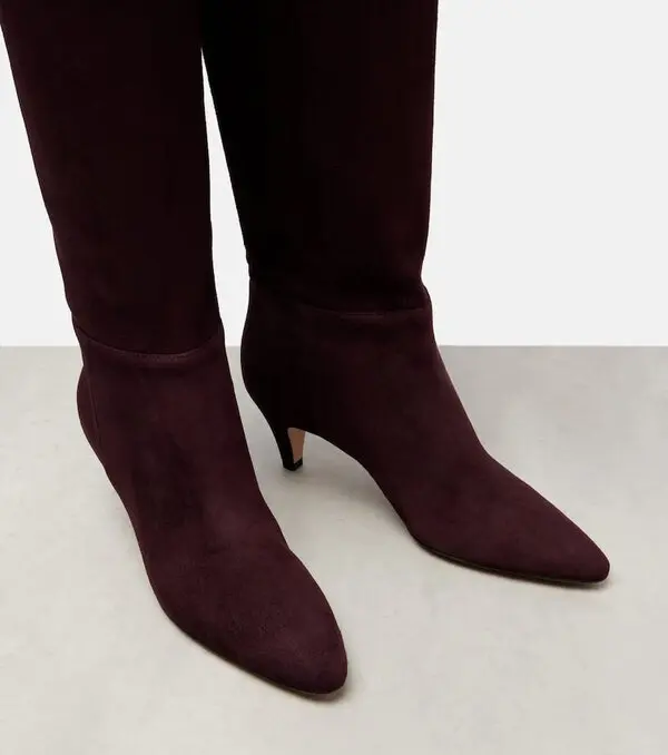 GIANVITO ROSSI 55 Suede Knee-high Boots