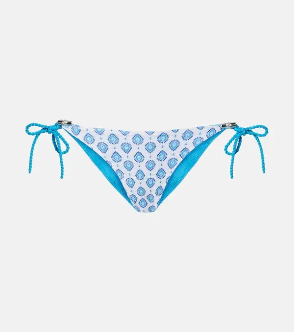 Heidi Klein La Croisette Reversible Bikini Bottoms - Blue