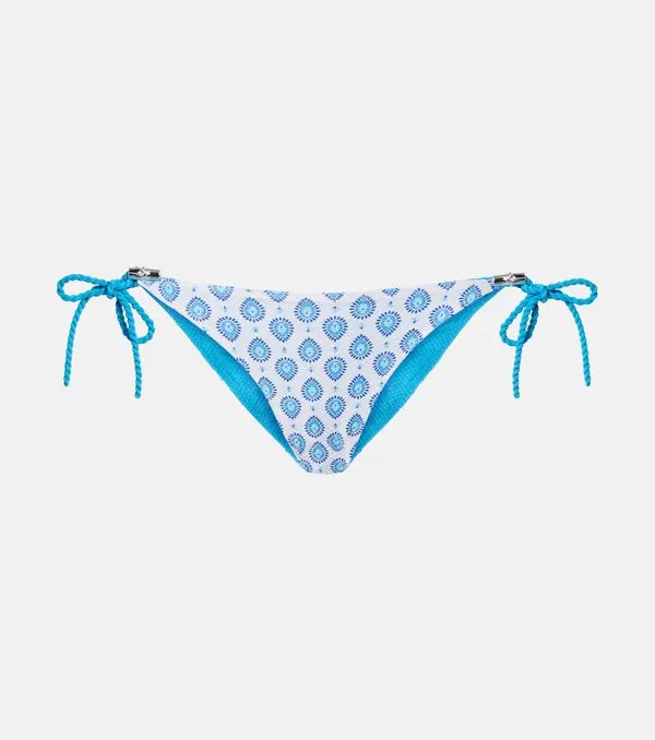 Heidi Klein La Croisette Reversible Bikini Bottoms - Blue