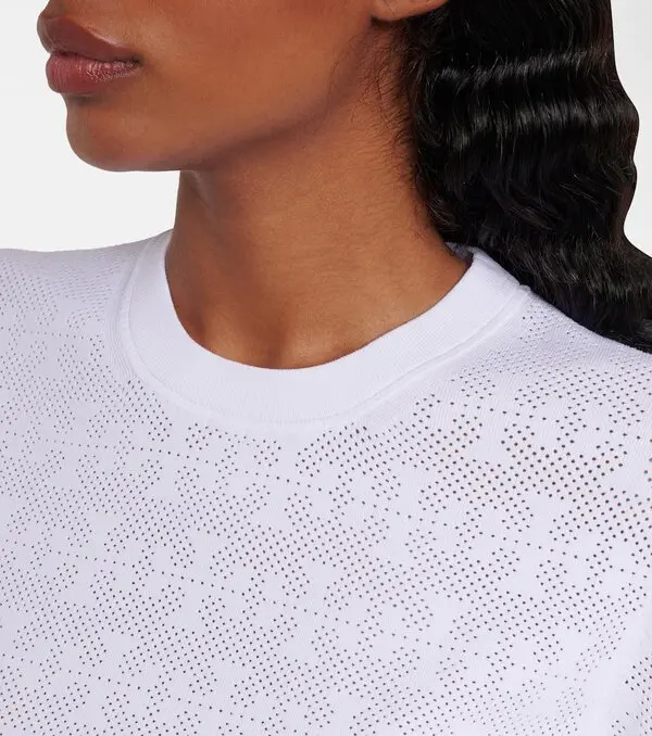 Tory Burch T Monogram Jacquard Sweater - White