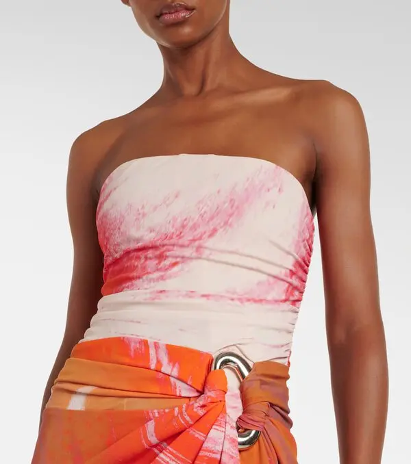 Simkhai Emma Printed Jersey Maxi Dress - Multicoloured