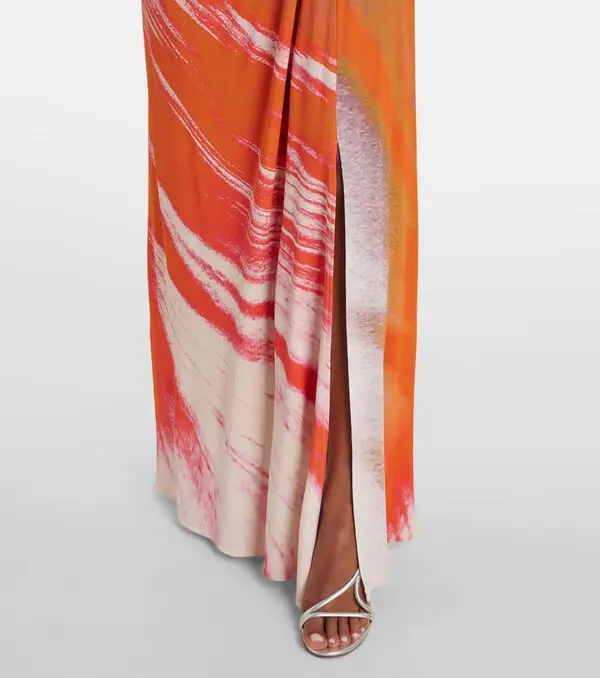 Simkhai Emma Printed Jersey Maxi Dress - Multicoloured