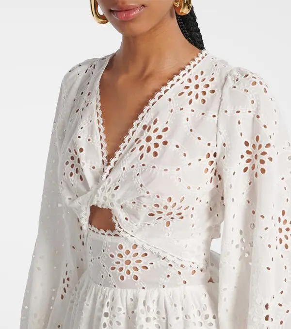ALEXANDRA MIRO Mariah Cotton Mini Dress