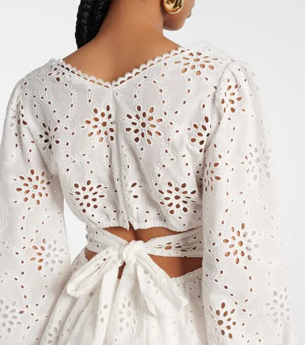 ALEXANDRA MIRO Mariah Cotton Mini Dress