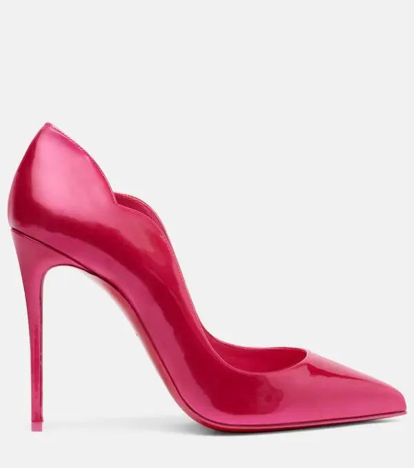 CHRISTIAN LOUBOUTIN Hot Chick 110 Patent Leather Pumps