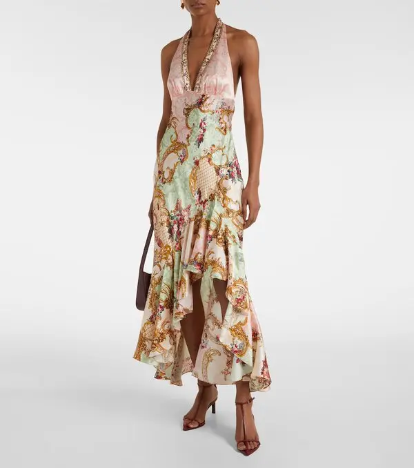 Camilla Queens Quarters Silk Maxi Dress