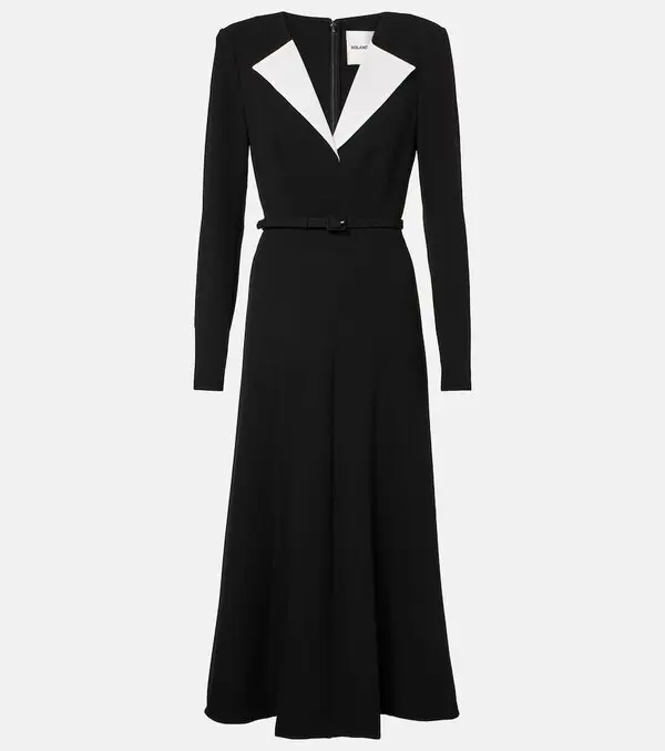 Roland Mouret Cady Midi Dress - Black