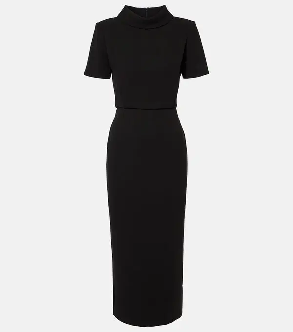 Roland Mouret Cady Midi Dress - Black
