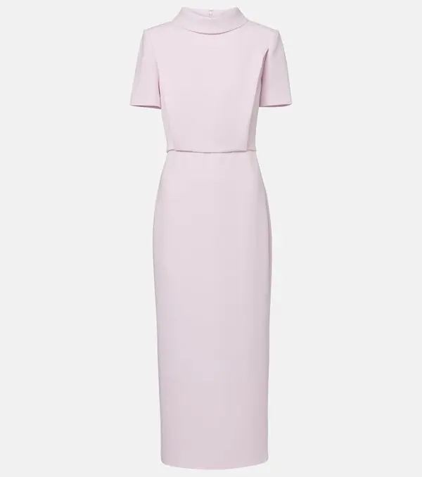 Roland Mouret Cady Midi Dress - Pink