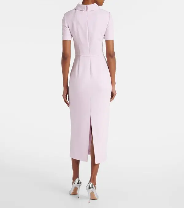 Roland Mouret Cady Midi Dress - Pink