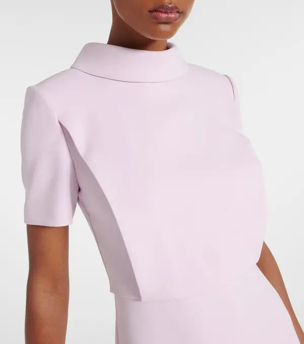 Roland Mouret Cady Midi Dress - Pink