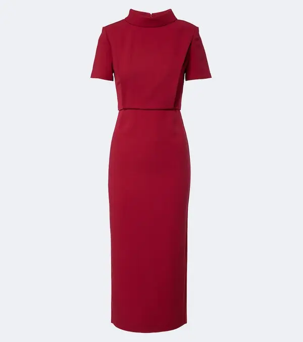 Roland Mouret Cady Midi Dress - Pink