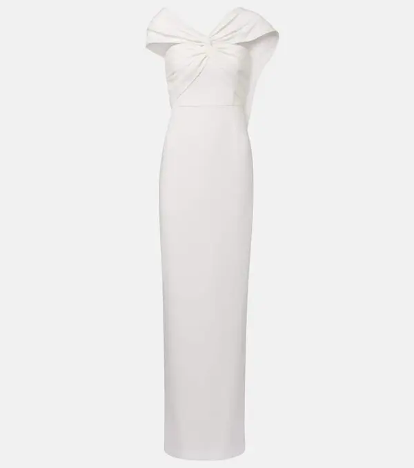 Roland Mouret Bridal Asymmetric Cady Gown