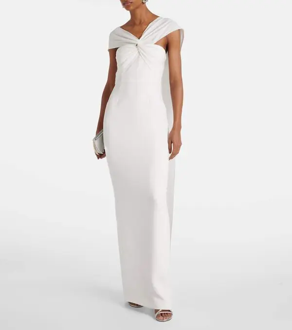 Roland Mouret Bridal Asymmetric Cady Gown