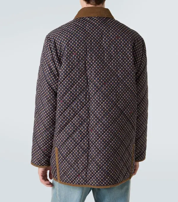 Valentino Garavani Polka-dot Quilted Jacket