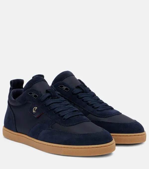 CHRISTIAN LOUBOUTIN Tutti Rui Suede Sneakers - Blue