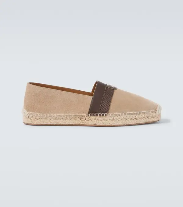 CHRISTIAN LOUBOUTIN Alfarica Leather Espadrilles - Beige