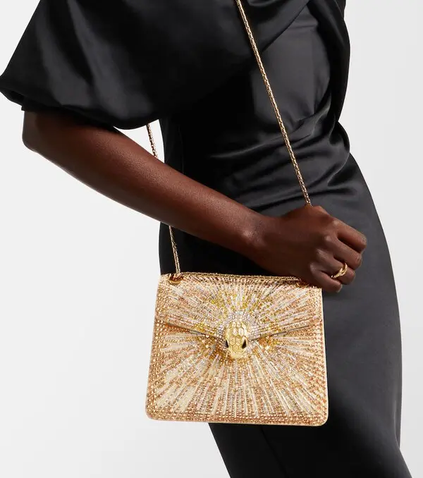 BVLGARI Serpenti Forever Day-to-night Crossbody Bag - Gold
