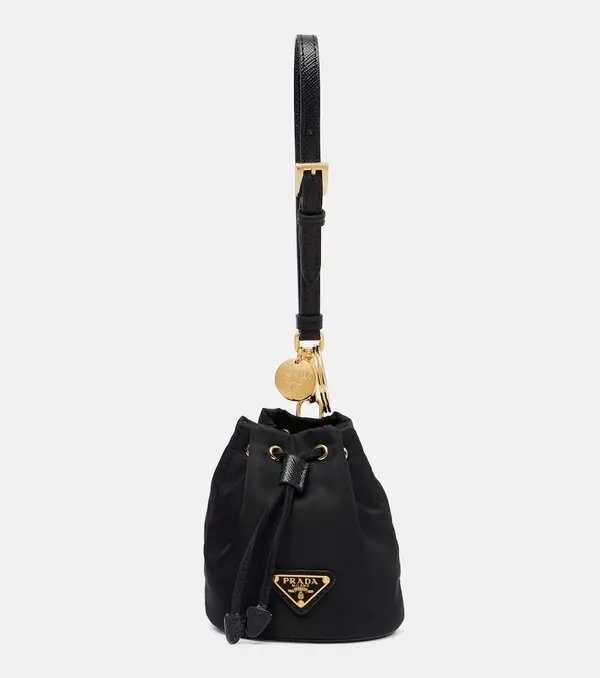 Prada Re-nylon Bag Charm - Black