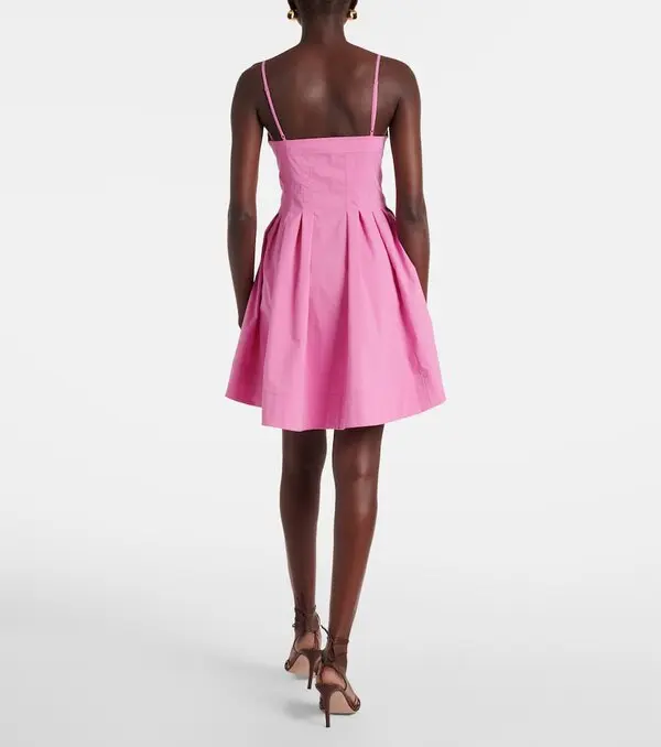 Simkhai Kitt Cotton-blend Minidress - Pink