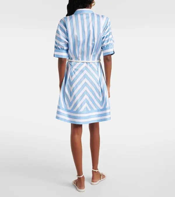 Rebecca Vallance Nilah Striped Cotton Minidress