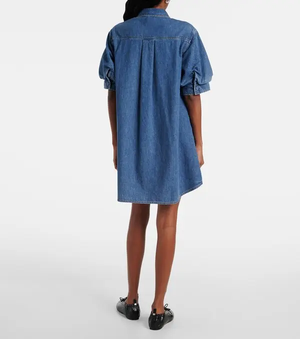 FRAME Play Denim Mini Dress