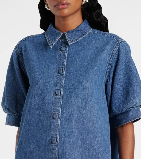 FRAME Play Denim Mini Dress