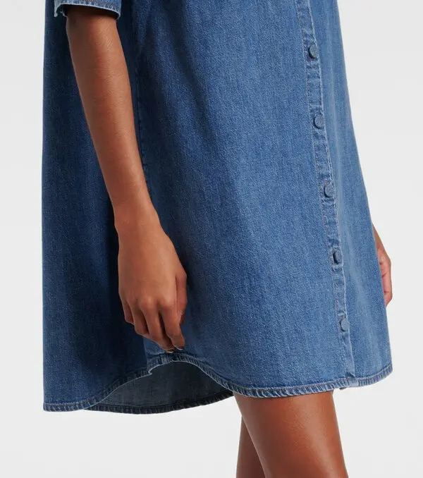 FRAME Play Denim Mini Dress