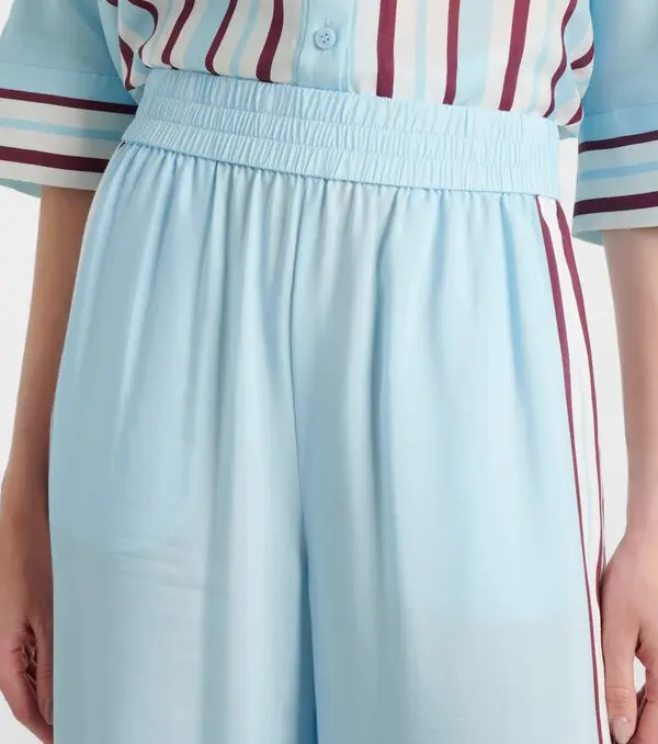 Simkhai Orissa Striped Straight Pants