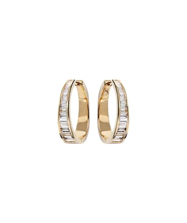 ANITA KO Meryl Classic Diamond Hoop Earrings - Gold