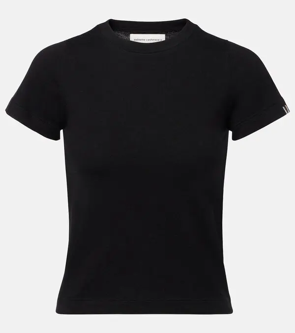 Extreme Cashmere N°257 America Cotton And Cashmere T-shirt - Black