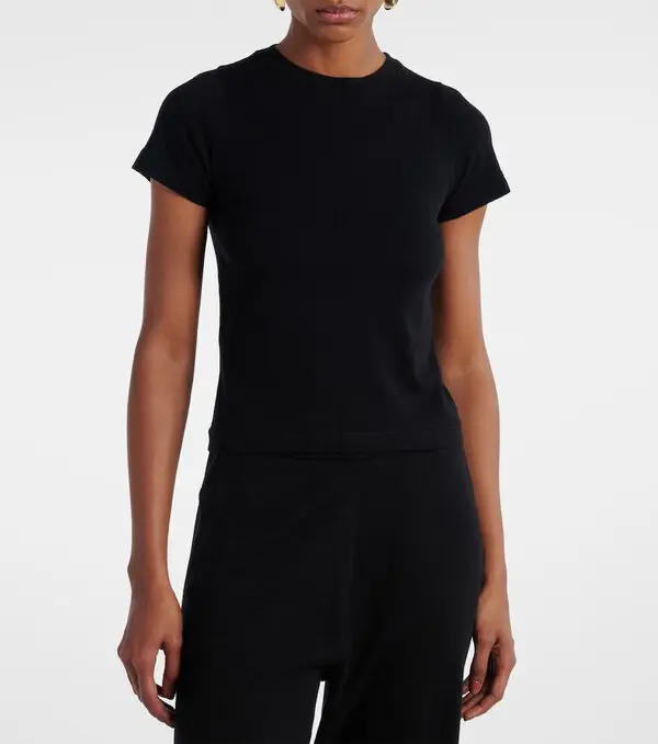 Extreme Cashmere N°257 America Cotton And Cashmere T-shirt - Black