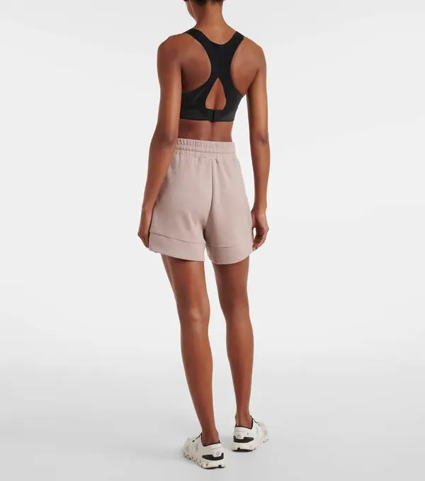 Varley Atrium High-rise Jersey Shorts - Beige