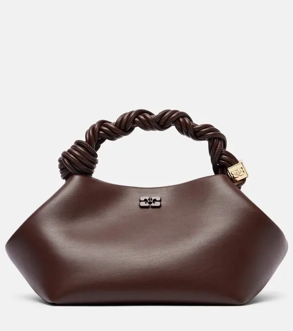 GANNI Small Tote Bag - Brown
