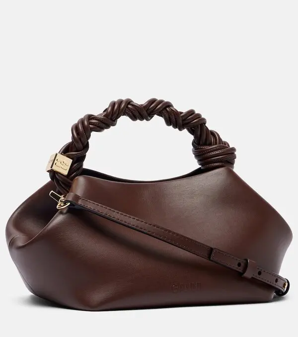 GANNI Small Tote Bag - Brown