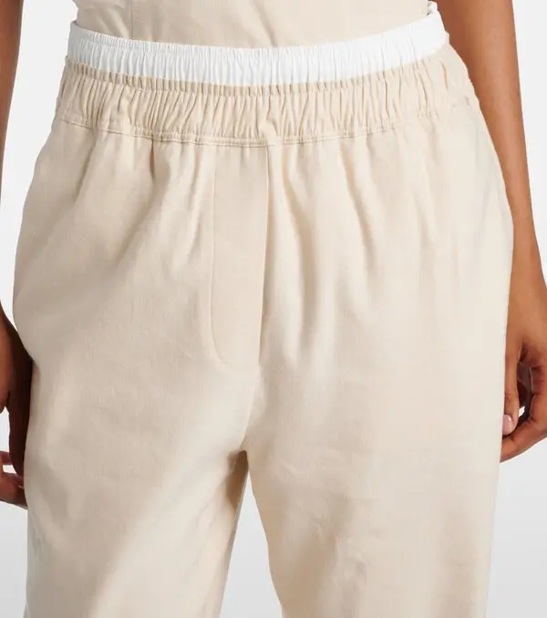 Simkhai Bristol Wide-leg Linen-blend Pants