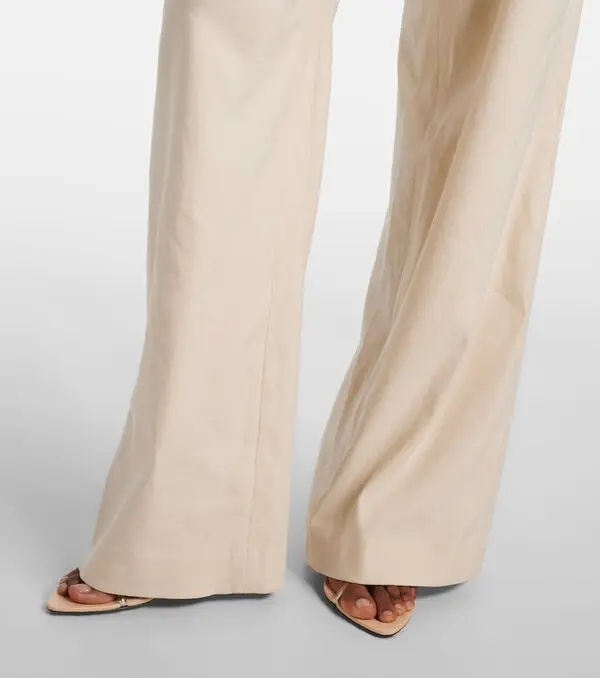 Simkhai Bristol Wide-leg Linen-blend Pants