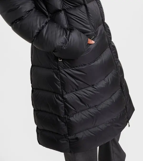 Moncler Boedic Shearling-trimmed Down Jacket