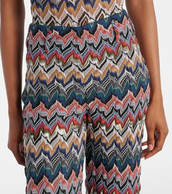 Missoni Open-knit Palazzo Pants
