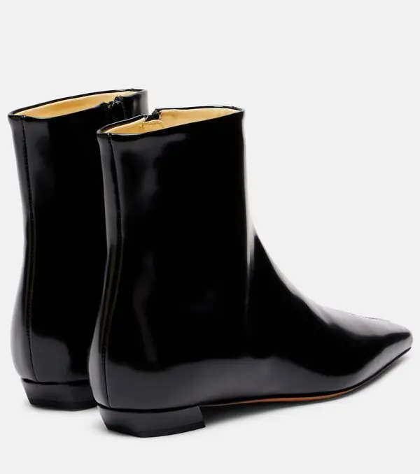 Proenza Schouler Patent Leather Ankle Boots - Black