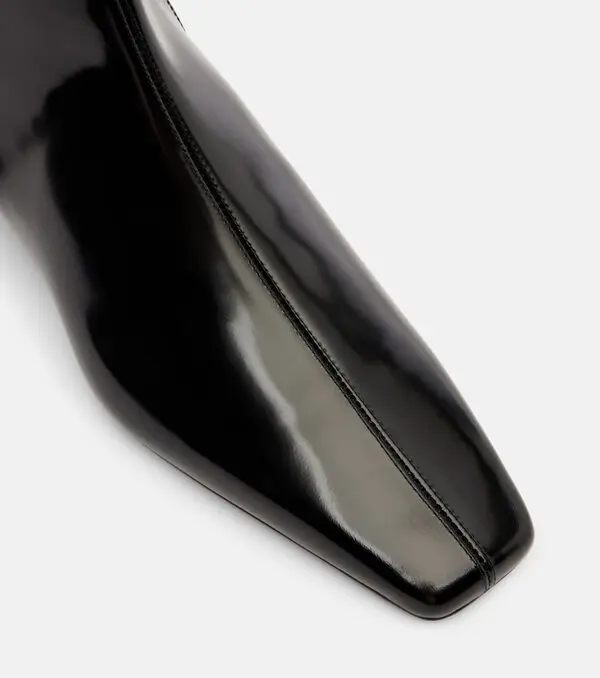 Proenza Schouler Patent Leather Ankle Boots - Black