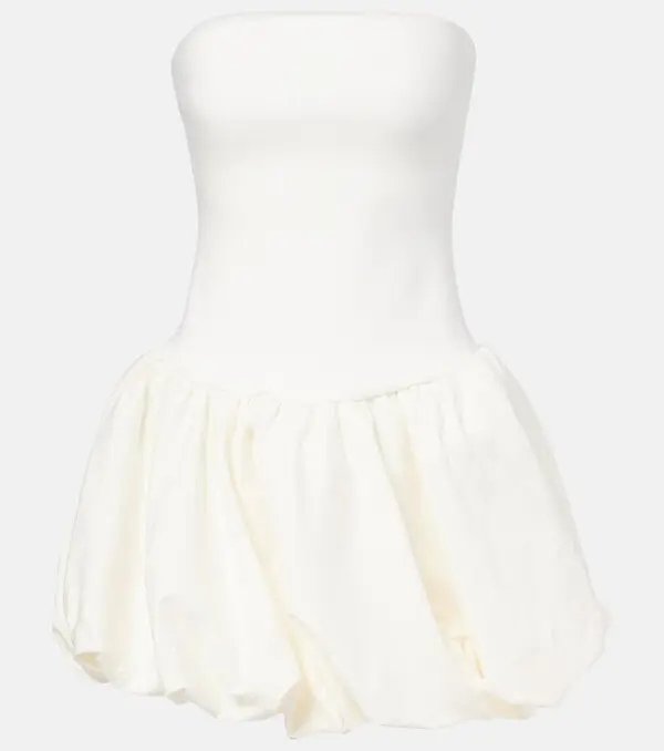 Simkhai Polllie" Strapless Mini Dress - Black