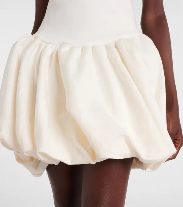 Simkhai Polllie" Strapless Mini Dress - Black
