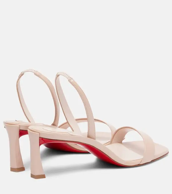 CHRISTIAN LOUBOUTIN O Condora 55 Leather Sandals - Beige