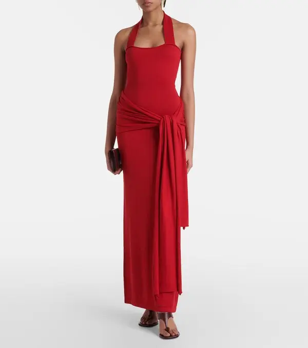AYA MUSE Knitted Maxi Dress