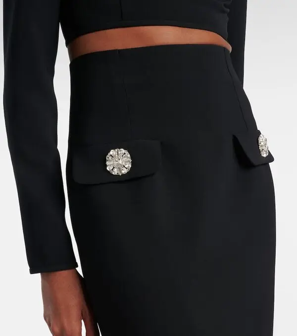 Costarellos Embellished Maxi Skirt