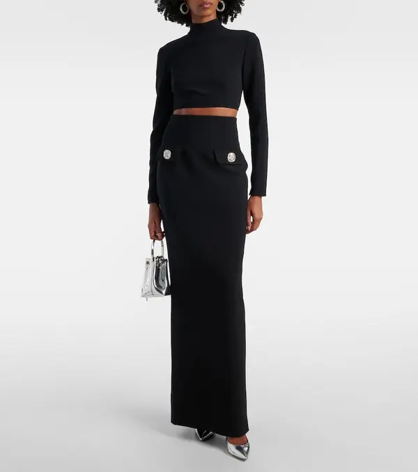 Costarellos Embellished Maxi Skirt