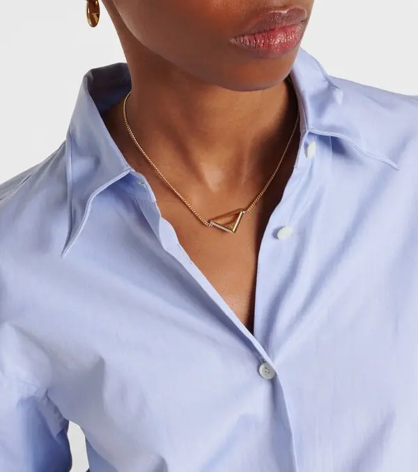Prada Logo Chain Necklace