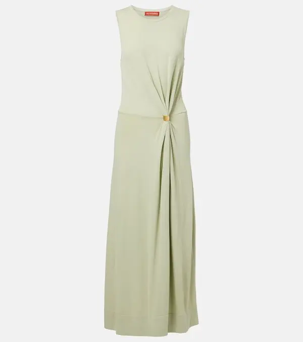 Altuzarra Gathered Maxi Dress - Green