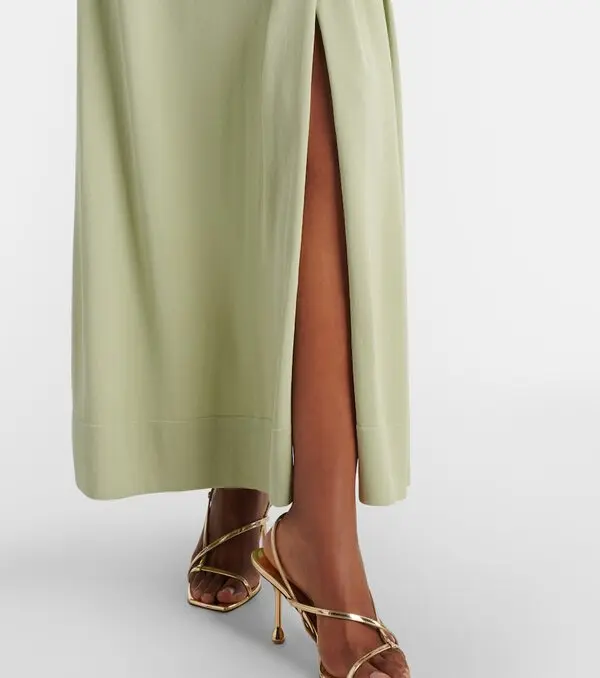 Altuzarra Gathered Maxi Dress - Green